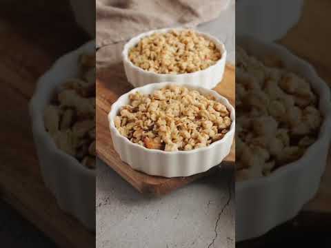 5 Minutes ๐ Apple Crumble with Oats (Super TASTY)