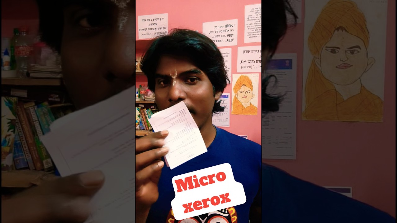 Micro Xerox For Exam 😱//#shorts#microxerox