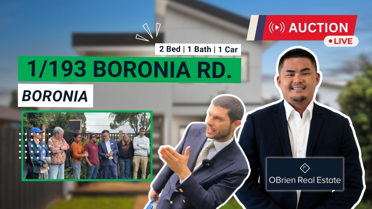 Live Auction @ 1/193 Boronia Road, Boronia