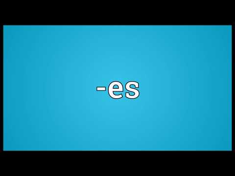 es Meaning | Wordogram