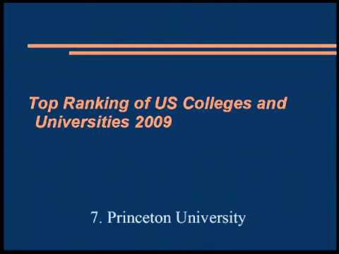 Best College Rankings 2009
