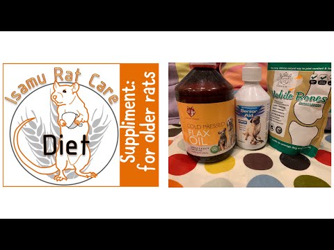 Suppliments: for older rats