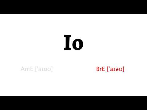 How to Pronounce io in American English and British English