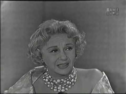 What's My Line Arlene Dahl; David Niven panel Dec 13, 1959
