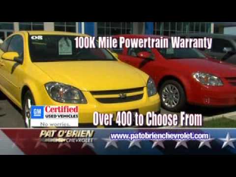 GM Certified Warranty at Pat O'Brien Chevrolet