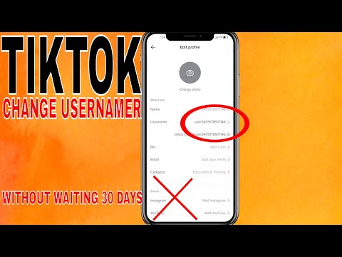 ✅ How To Change Username On TikTok Without Waiting 30 Days🔴