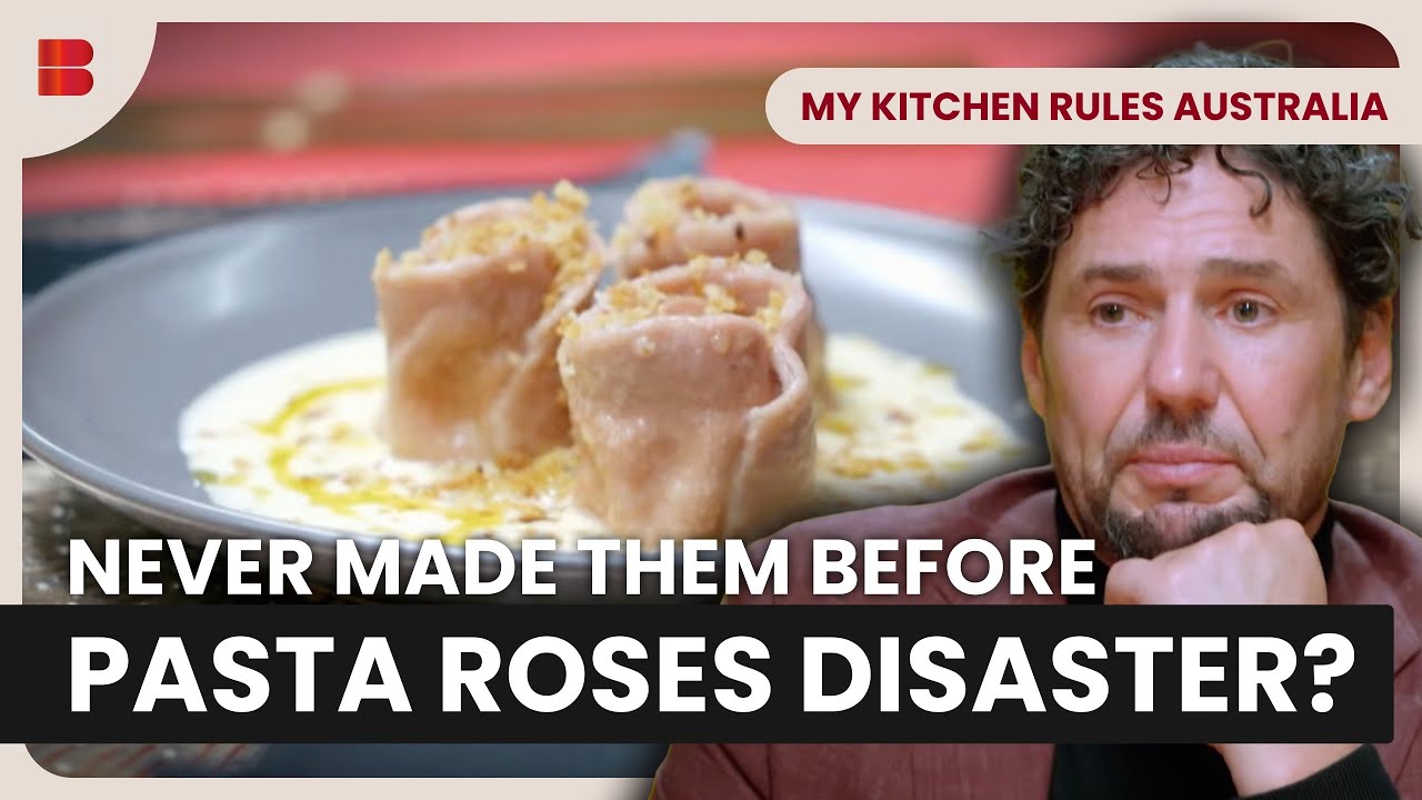 Coco and Pearls Risk Everything With Pasta Roses | My Kitchen Rules Australia