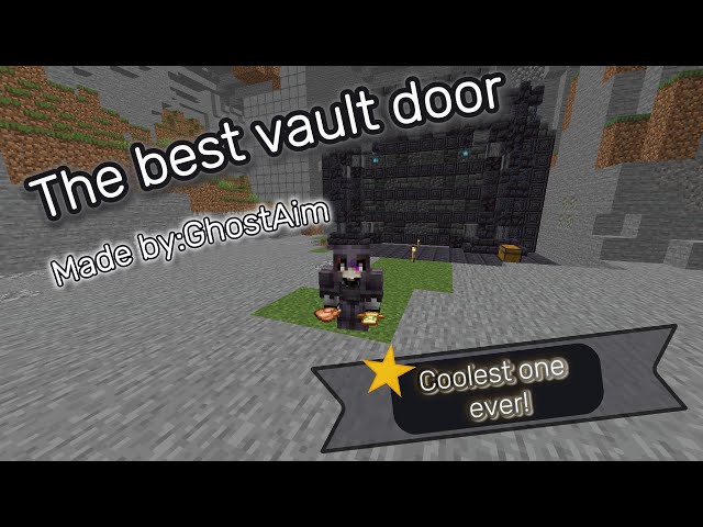 GhostAim´s 9x10 vault door Minecraft Map