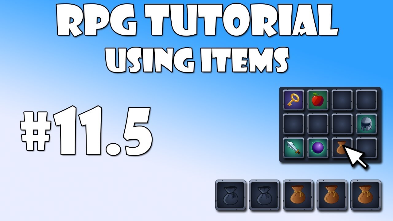 #11.5 Unity RPG Tutorial - Using items