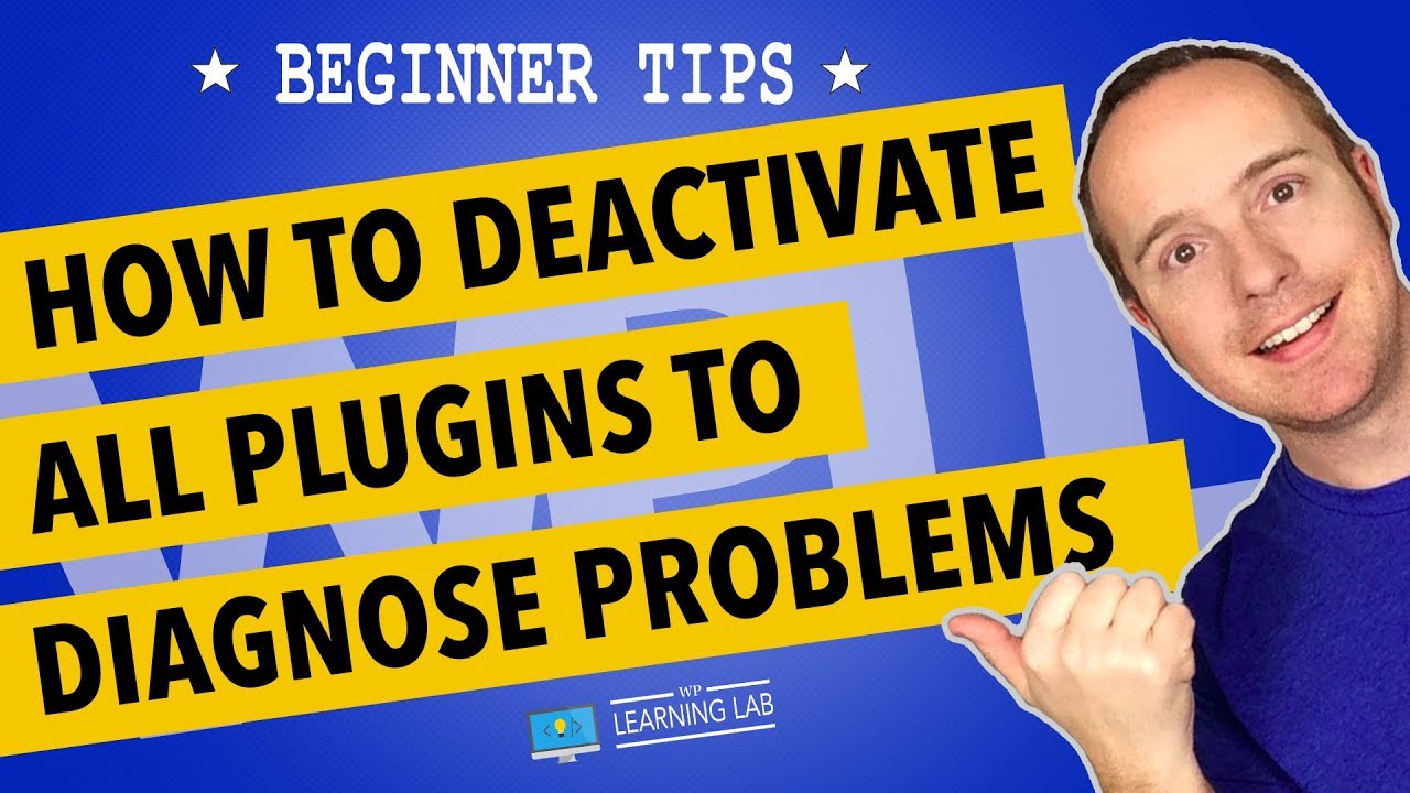 How To Deactivate All Plugins In WordPress At One Time