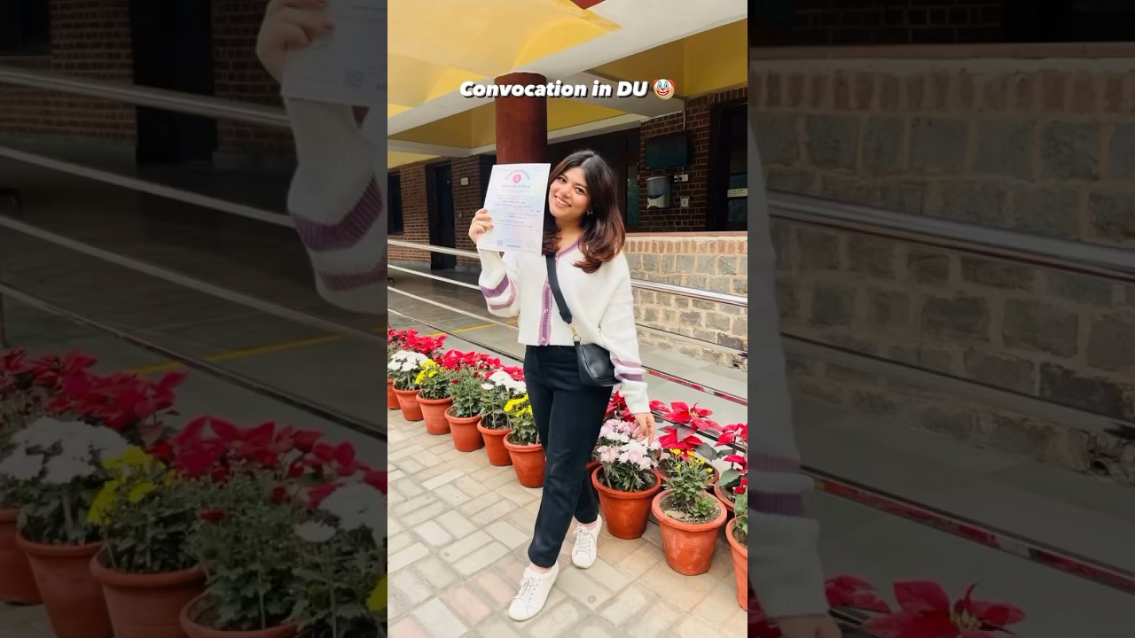 Du Convocation Expectation vs Reality 😂 #shorts #youtubeshorts #delhiuniversity #college