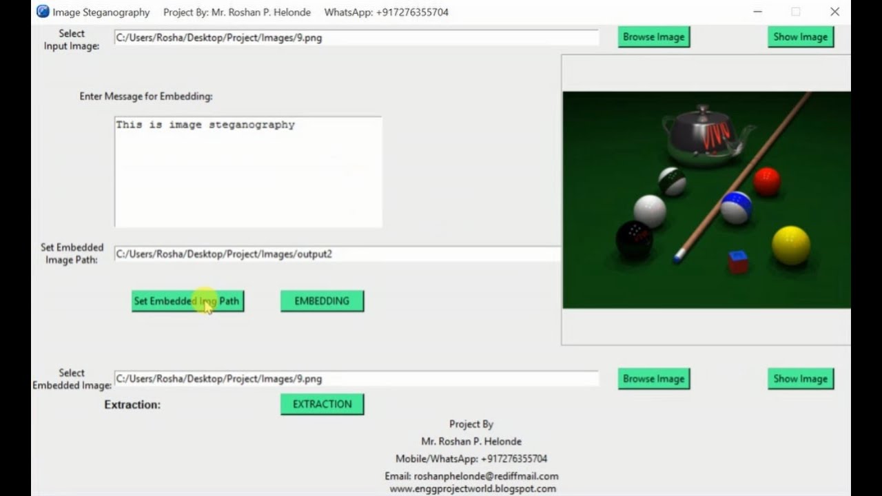 Image Steganography Using Python Project Code || Text Hiding In Image Python Project Source Code