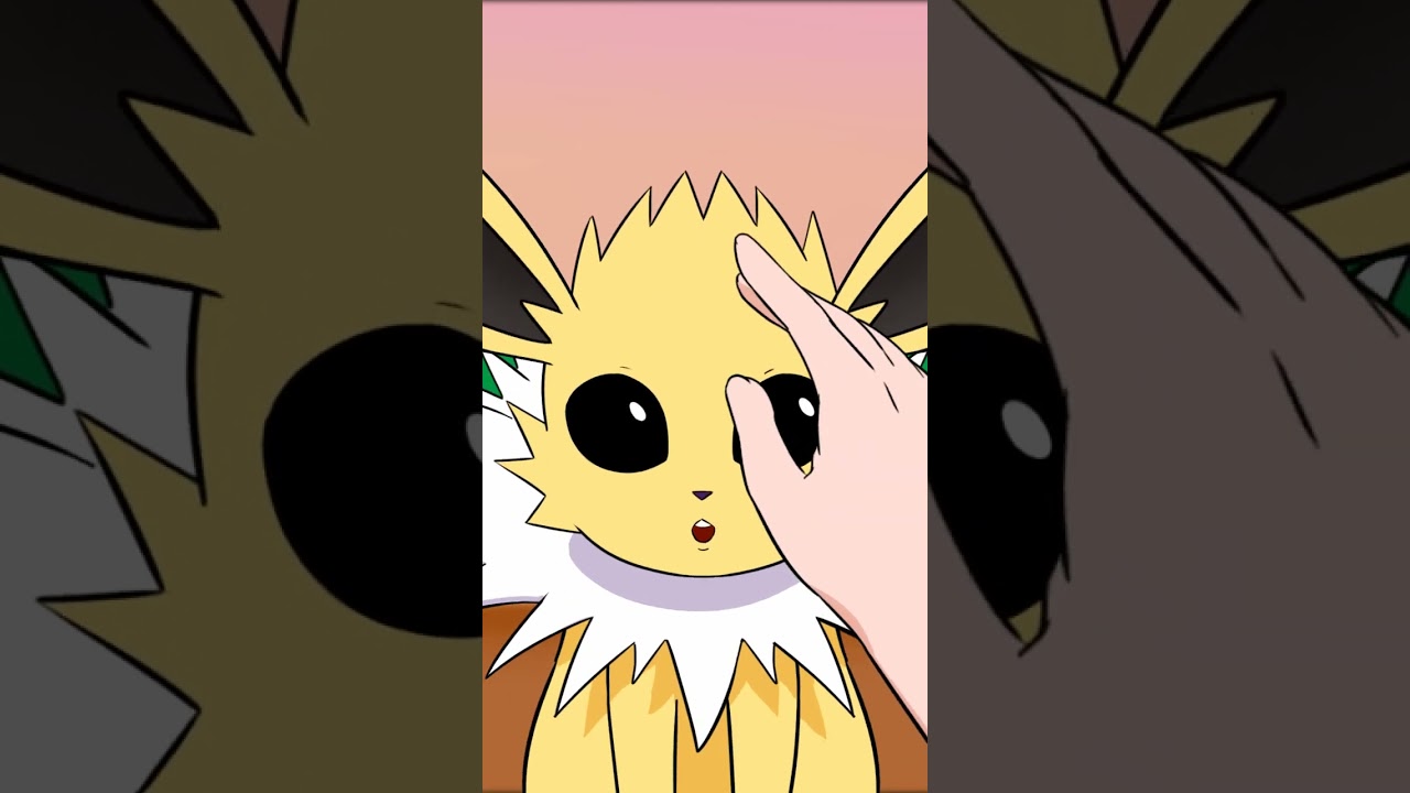 Petting Jolteon #shorts