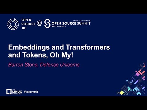 Embeddings and Transformers and Tokens, Oh My! - Barron Stone, Defense Unicorns