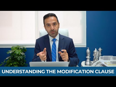 What is the Modification Clause?