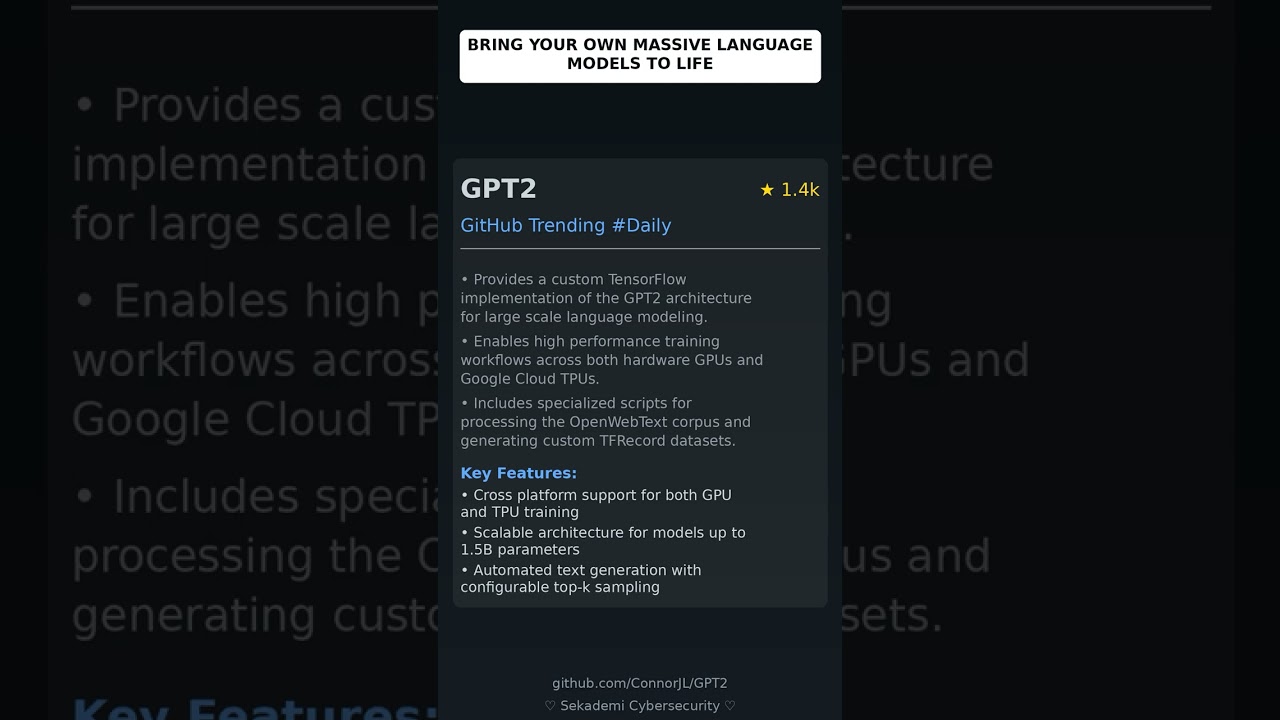 GitHub Trending Repositories: ConnorJL/GPT2 🇬🇧