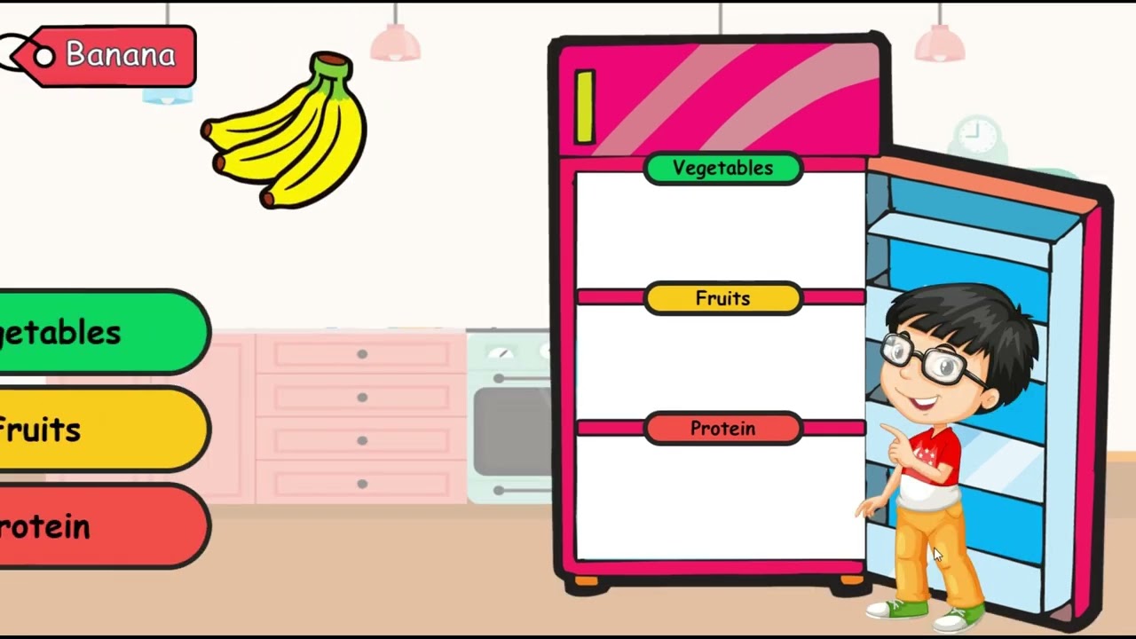 The 5 Food Groups Food Sorting Game