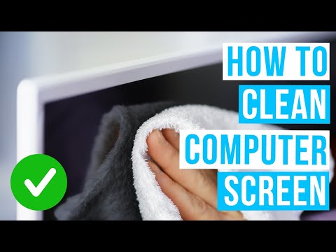 How to CLEAN COMPUTER SCREEN | Clean monitor