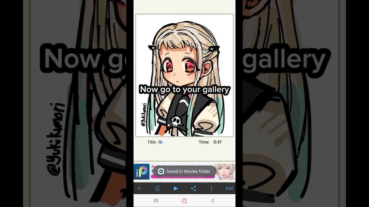 ☆ || How to save your speed paint tutorial (request) #howto #tutorial #speedpaint #ibispaintx