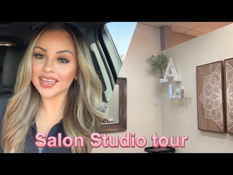 Studio Tour of my Salon Studio! | Decor | Must have products for your studio