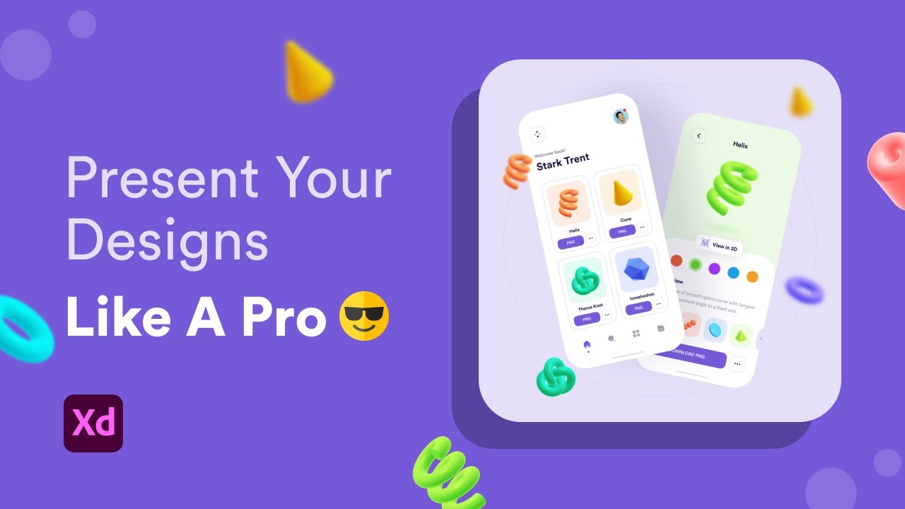 How to present your designs on social media like a Pro! | Using Adobe XD | Beginners Guide