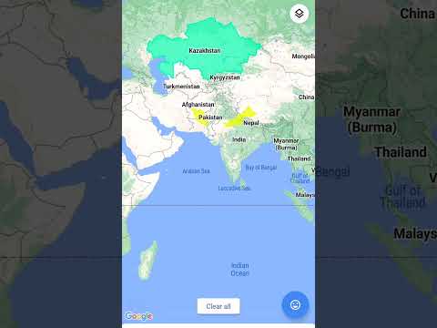 True Size of Malaysia! #googlemaps #shorts