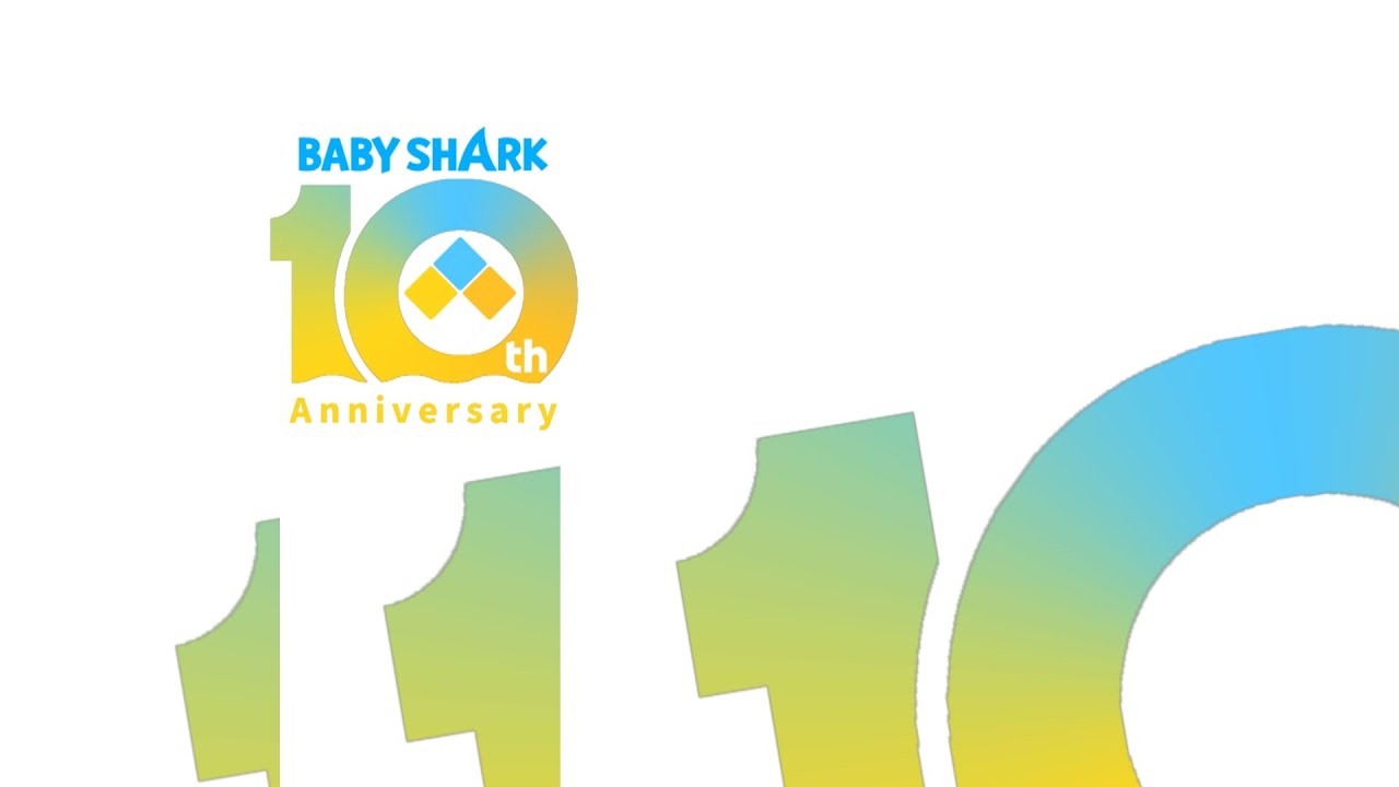Baby Shark 10th Anniversary Logo