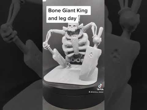 🦴 Bone Giant King・Free 3D File for ・Cults
