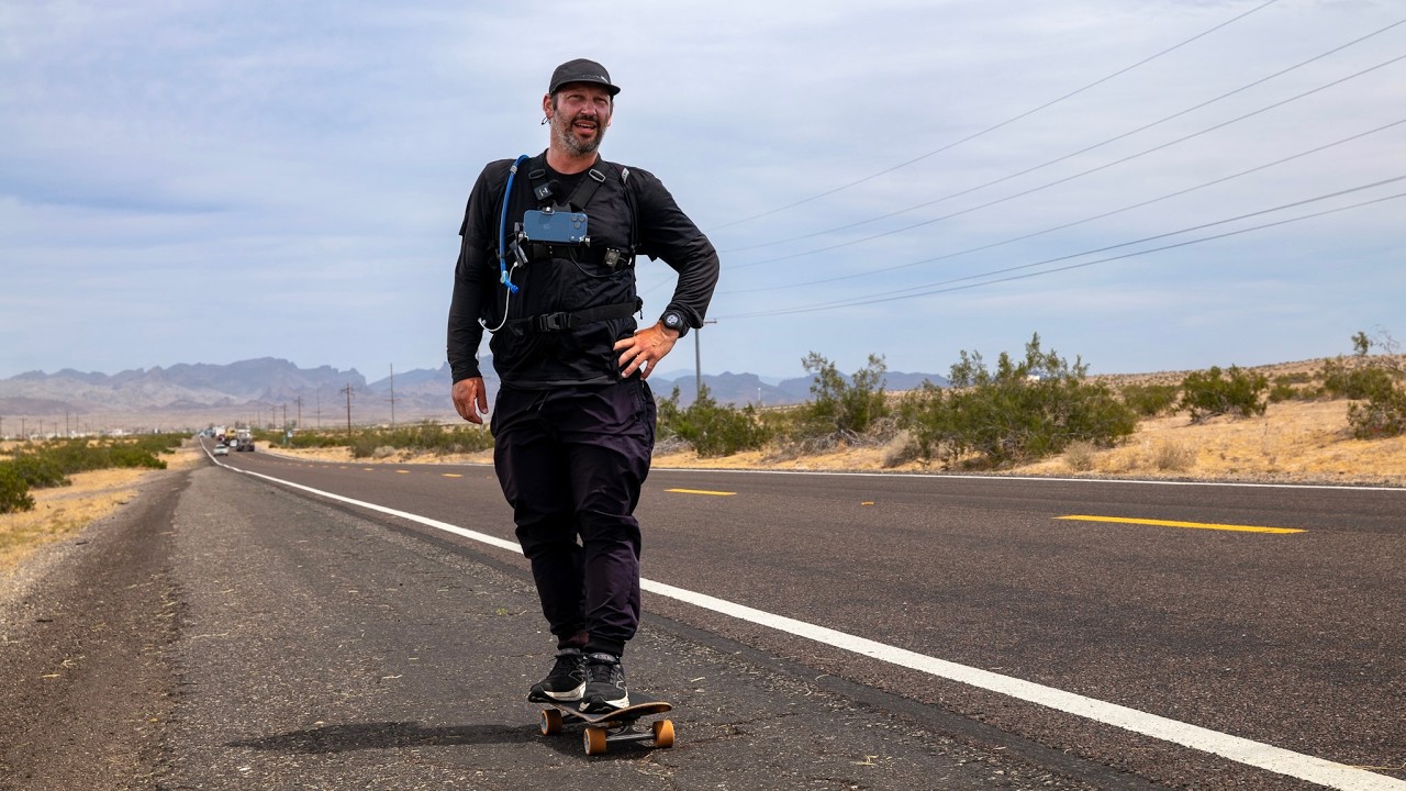 Skate Across America LIVE | Day 6 | Recovering From My First 100 Mile Day