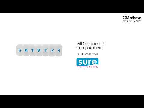 Pill Organiser 7 Compartment MS02528