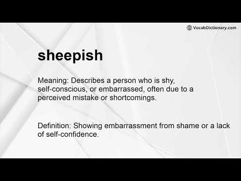sheepish Meaning