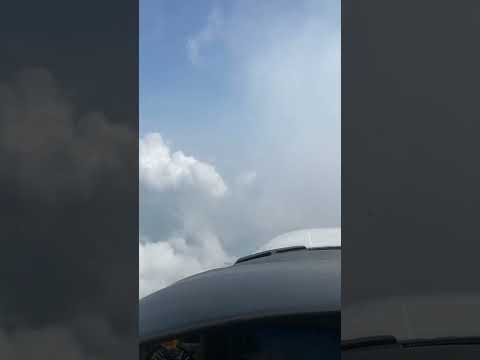 Getting some actual instrument time in the Piper Seminole #clouds #airplane #pilot