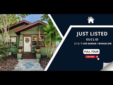Just Listed Bungalow in Euclid St. Paul's Neighborhood of St. Petersburg!