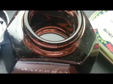 Waterman Absolute Brown Ink Demonstration
