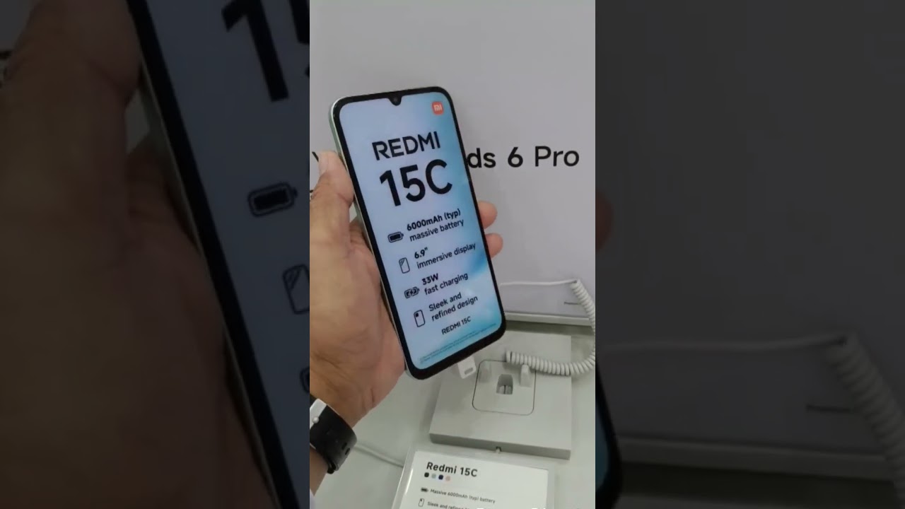 REDMI 15 C Full Specs Review #explore