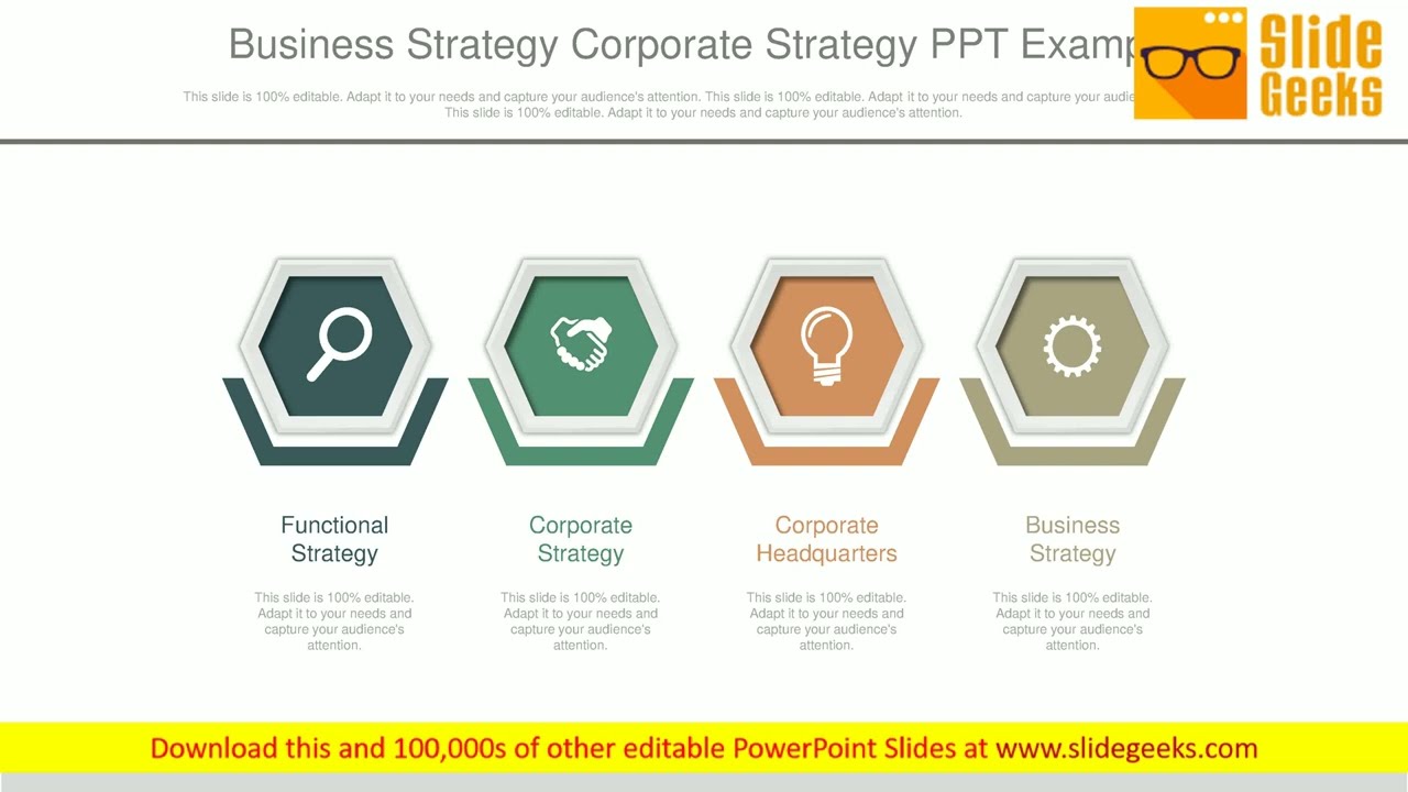 Business Strategy Corporate Strategy Ppt Example