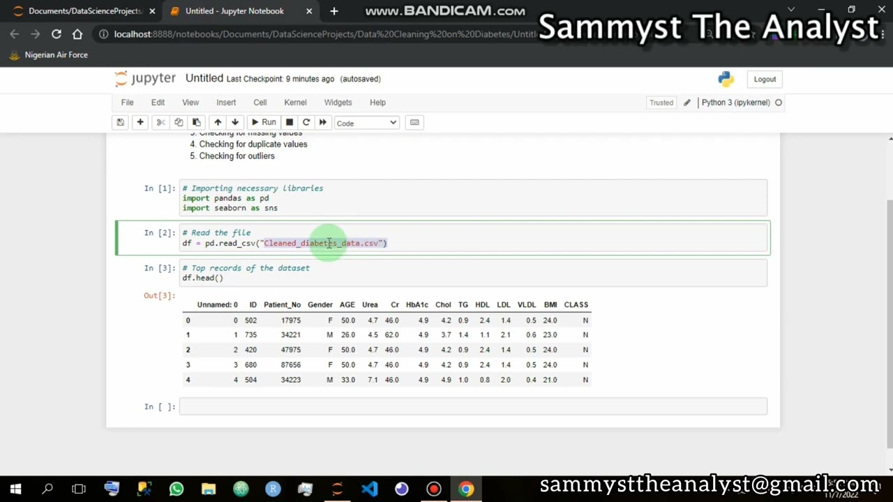Data Cleaning using Python pandas in Jupyter Notebook - How to clean CSV data in Jupyter Notebook?