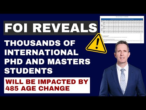 Reduction of Graduate Visa Age Limit to 35 and Under - Part 1