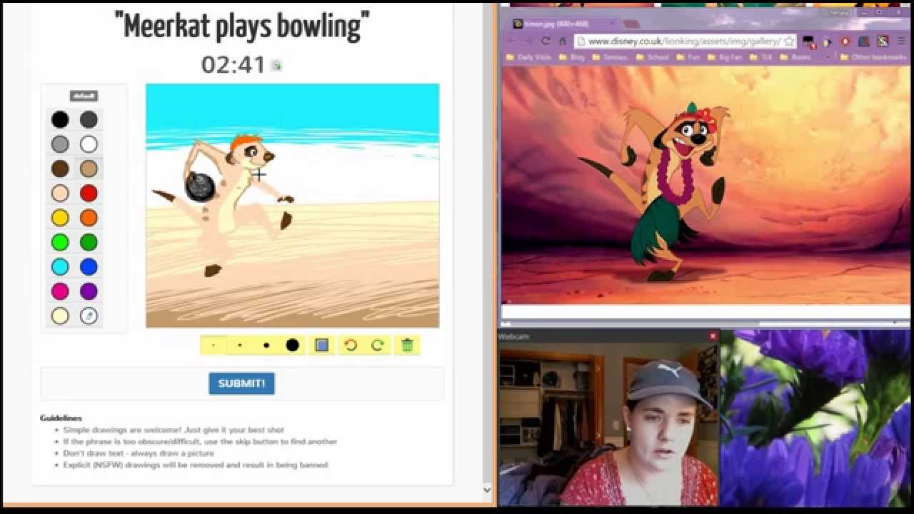 Drawception Episode 115A - Meerkat Bowling (Test)