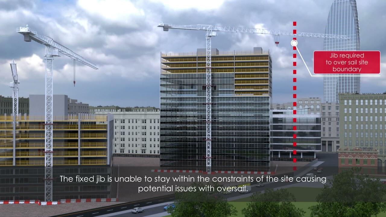 Luffing vs Flat top tower cranes - why choose a luffer?