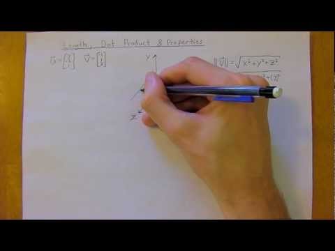 Vector Length, Unit Vectors, & Dot Product [Linear Algebra]