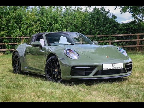 2024 ( 24 Plate ) PORSCHE 911 3.0T 992 4S TARGA PDK - NATO GREEN - 7900 MILES