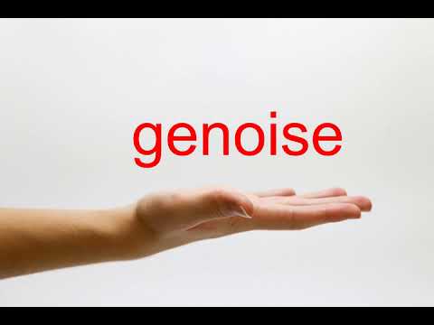 How to Pronounce genoise - American English