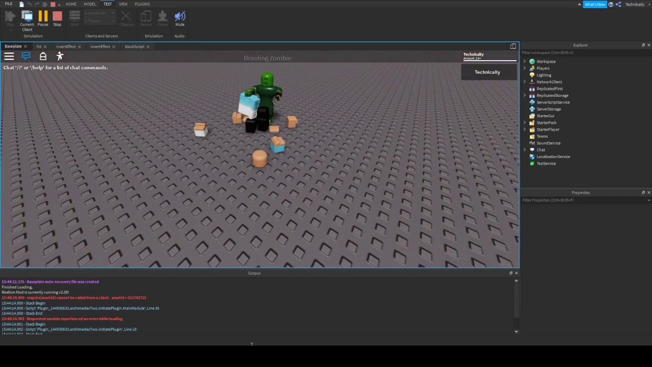[Roblox Studio] Blocking | Speed Coding / Tutorial