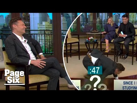 Ryan Seacrest crawls on set of ‘Live’ in first cameo since exit | Page Six Celebrity News