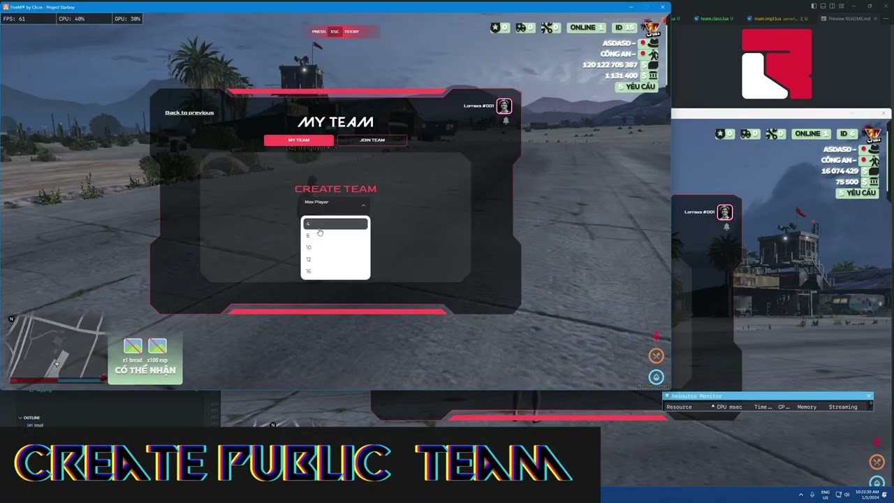 [PAID] Squad & Team System | Lorraxs FiveM - FiveM Releases - Cfx.re Community