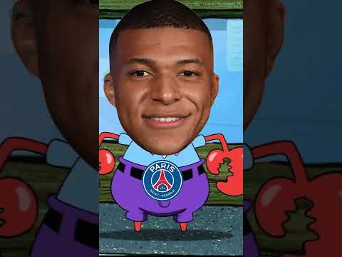 Mbappé | PSG | - Mr. Krabs I like Money (Meme) #shorts