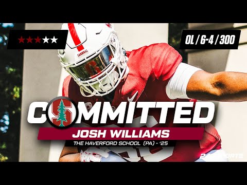 WATCH: Josh Williams commits to Stanford LIVE on 247Sports