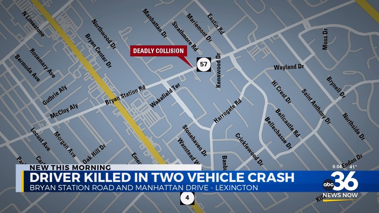 Driver killed in two-vehicle crash