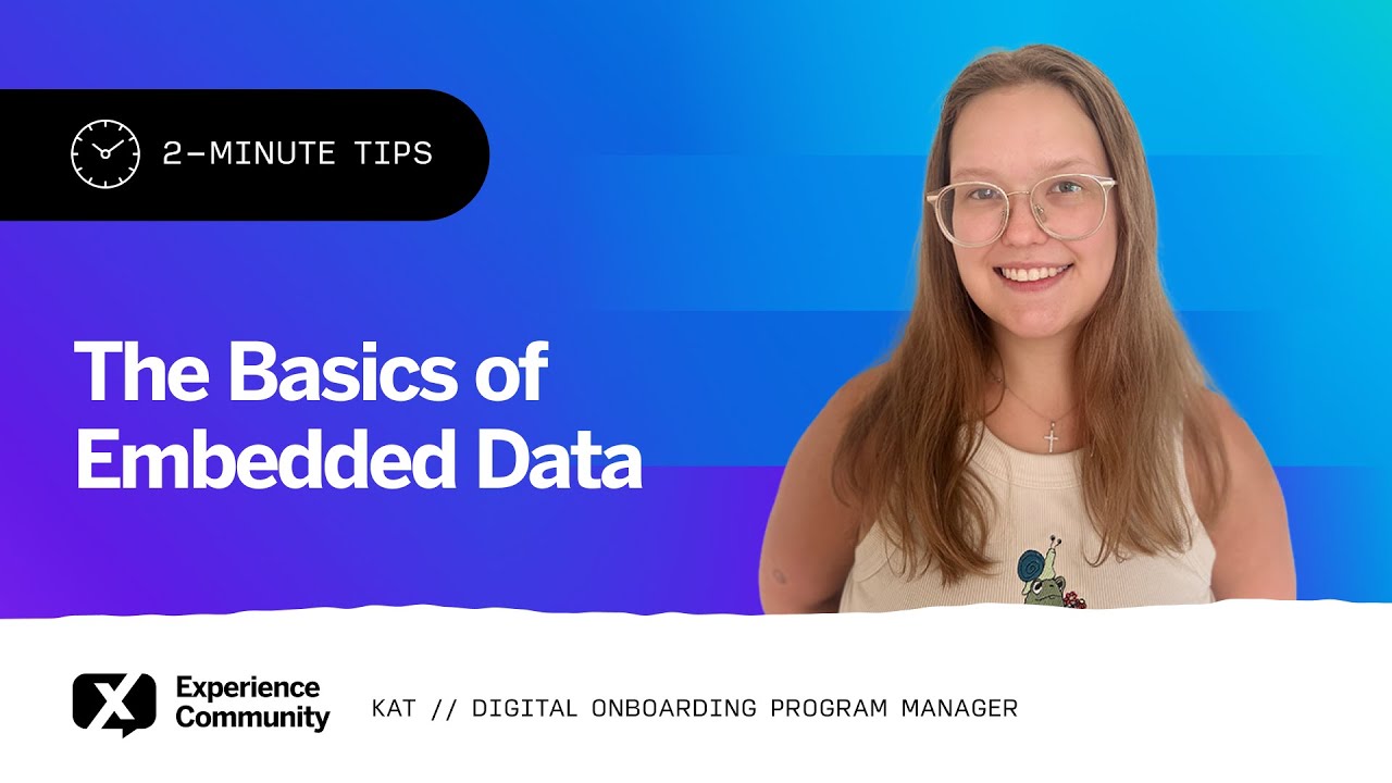 Basics of Embedded Data